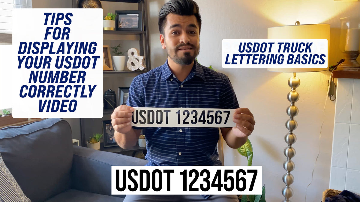 Tips For Displaying Your USDOT Number Correctly Video | US DOT Number ...