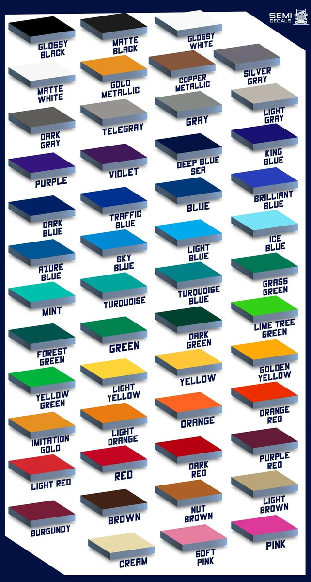 Domed Raised 3D Boat Registration Decal Sticker Sign (Set of 2) – Semi ...