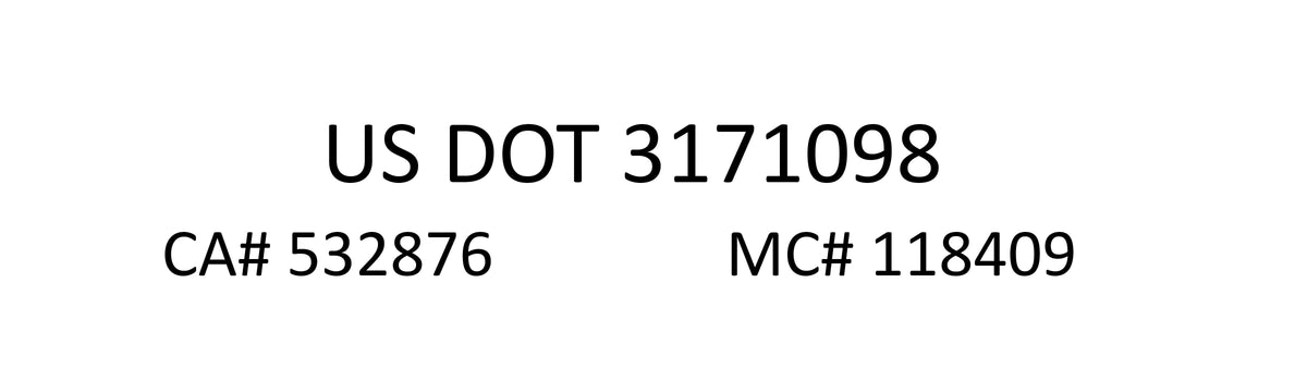 Custom USDOT Truck Door Decal Lettering Number Sticker, 2 Pack – Semi ...