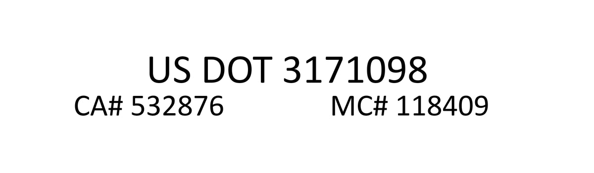 Custom USDOT Truck Door Decal Lettering Number Sticker, 2 Pack – Semi ...