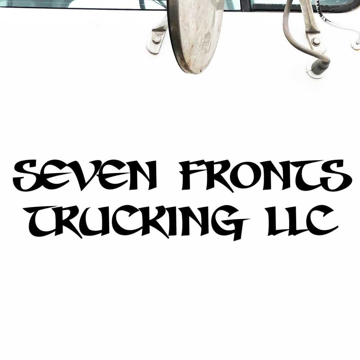 Asian Style Text Decal 2 Line, (Set of 2) – Semi Decals