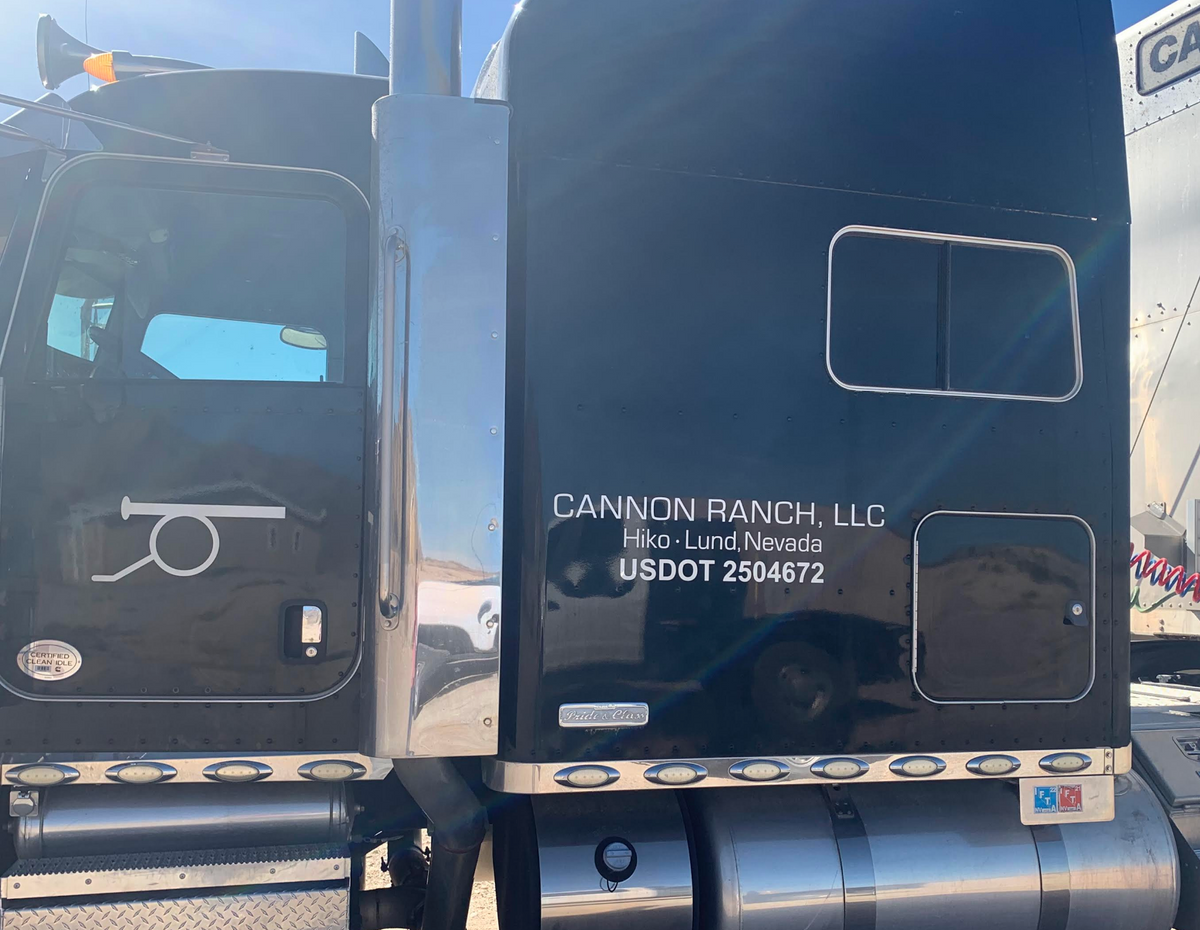 Custom Order for Cannon Ranch – Semi Decals