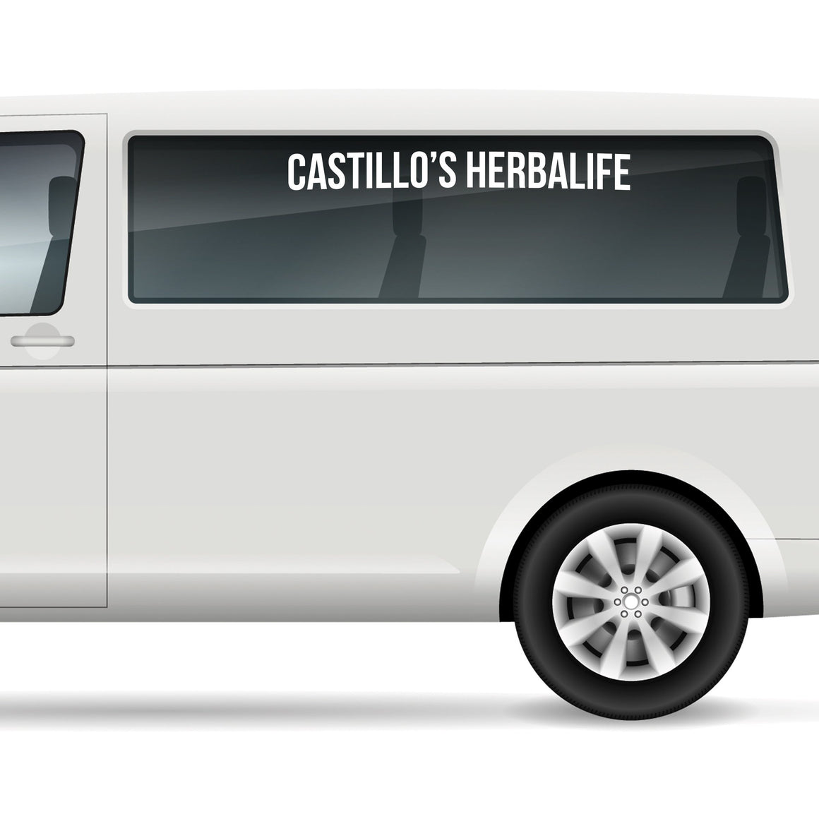 1 Line Minivan Window Decal – Semi Decals