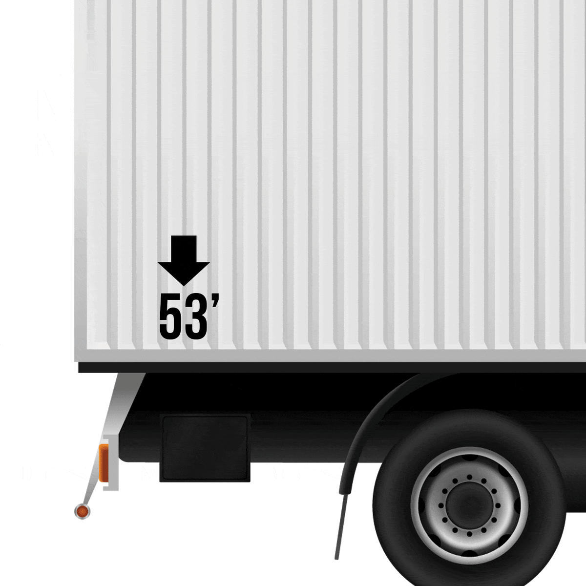 Semi Trailer Length Number Marker – Semi Decals