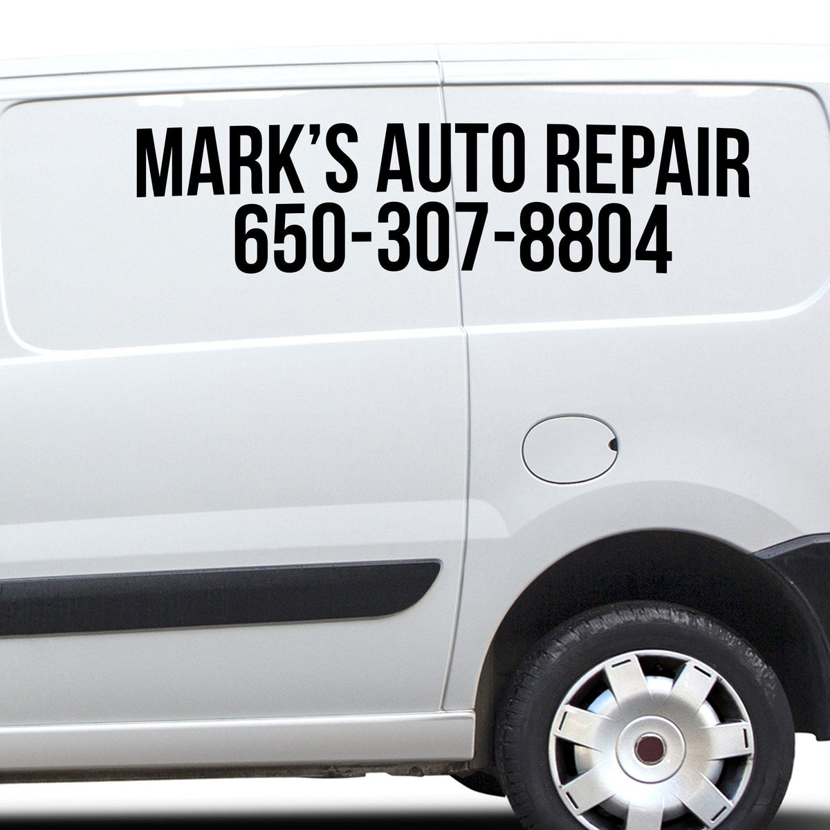 2 Line Commercial Vehicle Side Panel Decal – Semi Decals